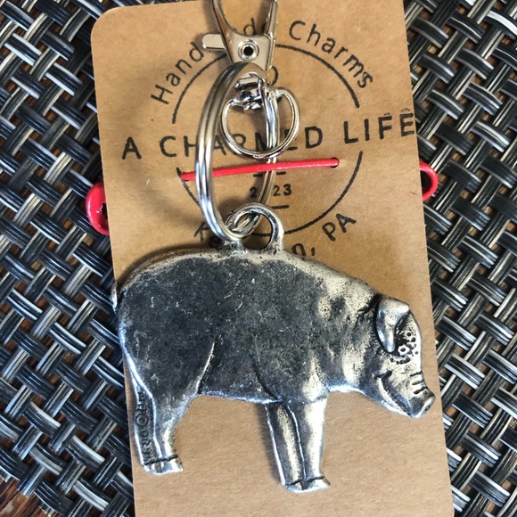 A Charmed Life | Jewelry | 35 Very Heavy Two Sided Silver Pig What An ...